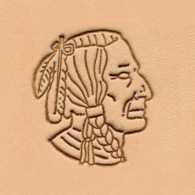 Chief 2D Stamp – Hag Leather Company